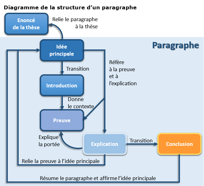 Comment structurer un paragraphe ? - Méthodologie