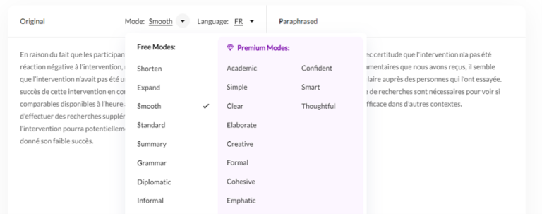 Reformulateurs de texte | Comparaison & classement